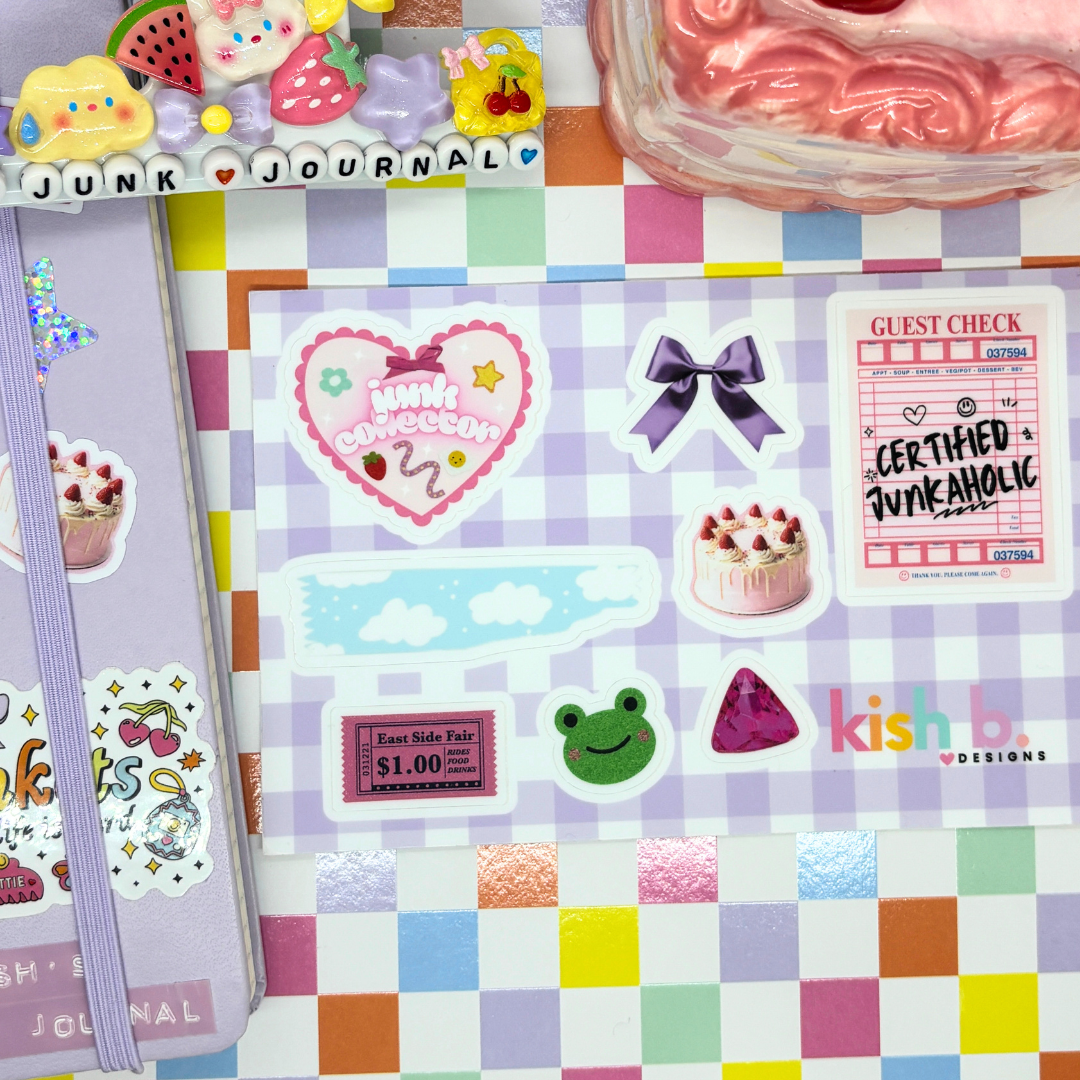 Junk Collector| Vinyl| Waterproof| Sticker Sheet – Simply Me, Kish