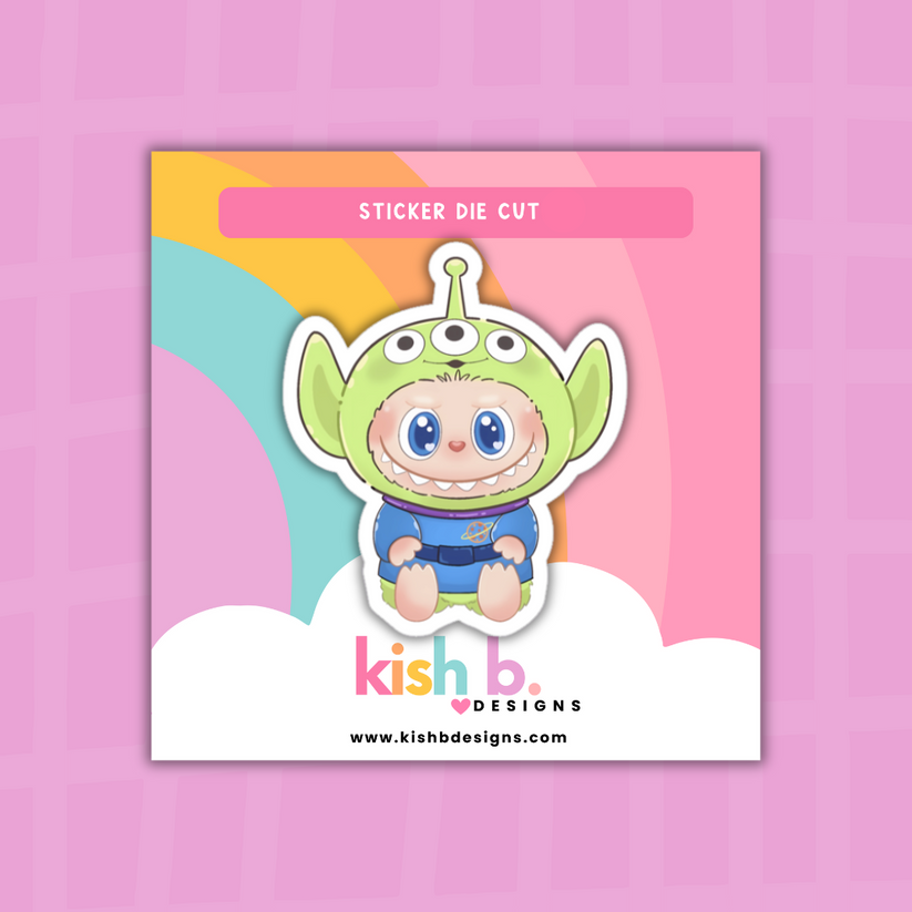 Alien-Monster| Sticker Die Cut – Simply Me, Kish